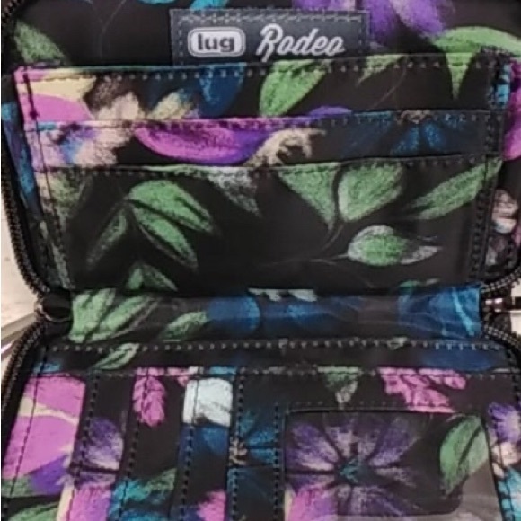 lug | Bags | Nwt Lug Black Bloom Rodeo Bag And Wallet Set Rfid Enhanced ...